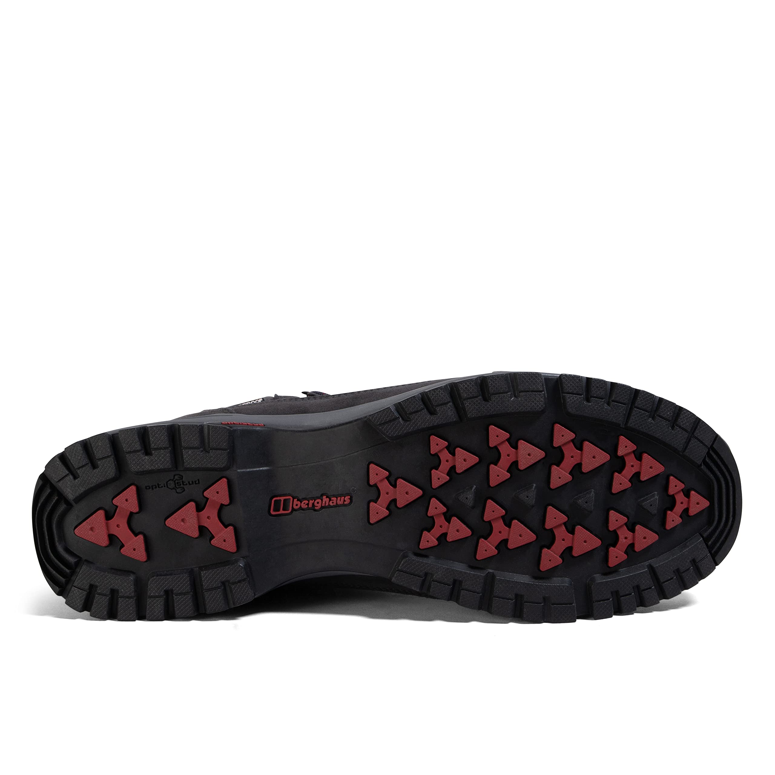 Berghaus Men's Expeditor Trek 2.0 Walking Boots High Rise Hiking, Black (Black/Red B59), 7 UK 40.5 EU