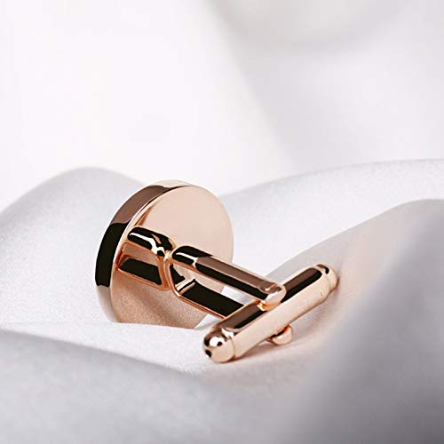Business Copper Men's Cufflinks Gift Party Wedding Suit Shirt French Cufflinks