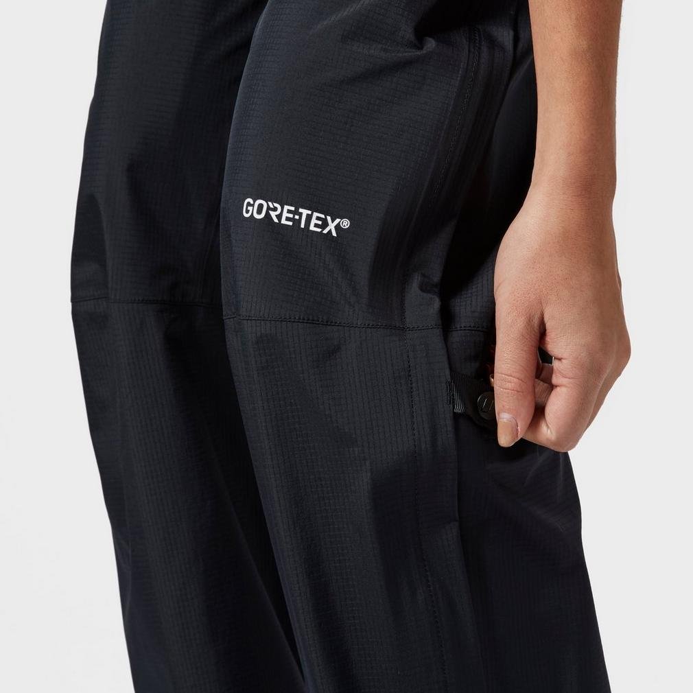 Berghaus Women's Paclite Gore-Tex Waterproof Pants, Black, Size 8/Regular