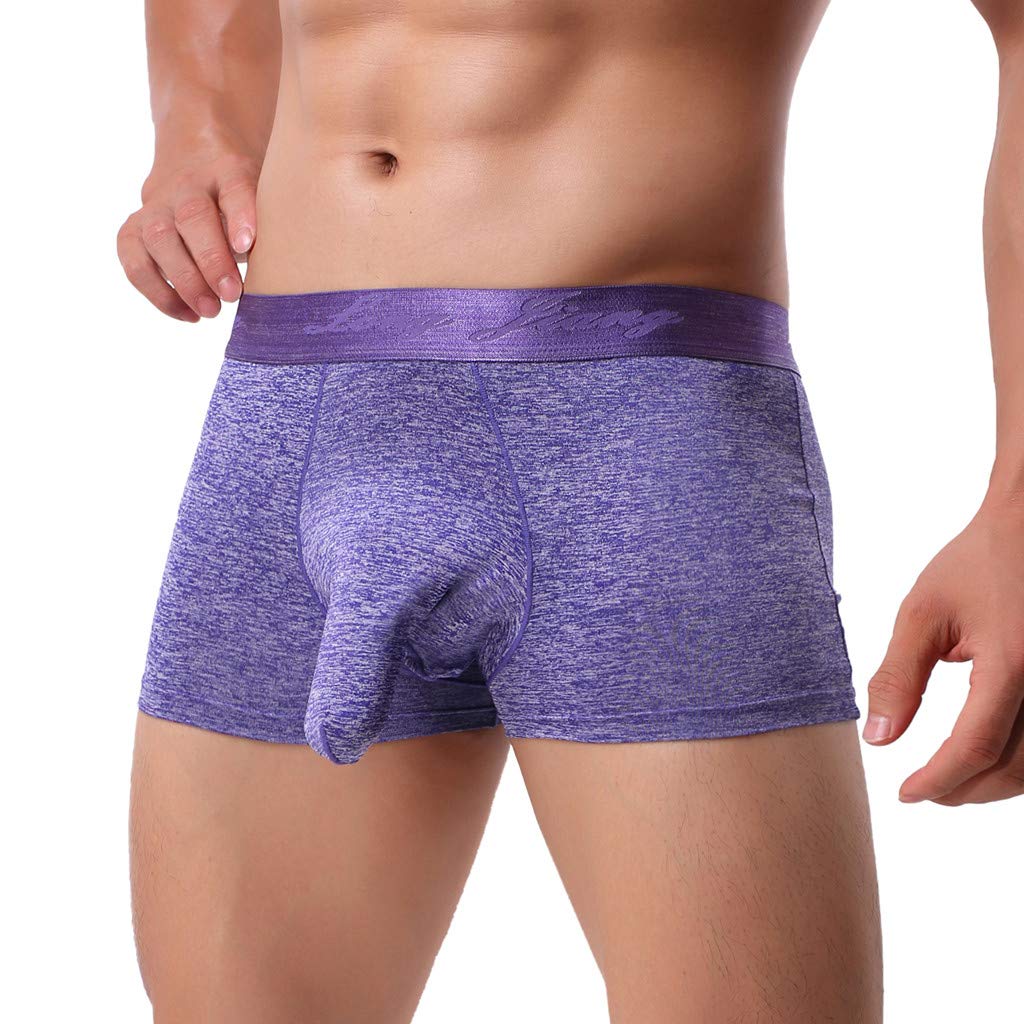 Bulge Ball Pouch Underwear for Mens Sexy Boxer Briefs Underpants Bikini Shorts Trunks Thong Knickers Underpants Shorts X-Large