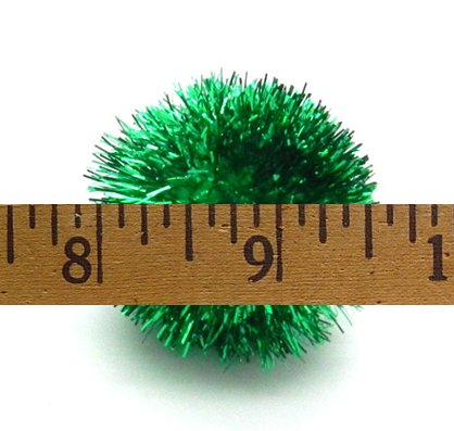 Tuff Kitty Puff Sparkle Ball Cat Toy - (1.5 inch) 12 Pak