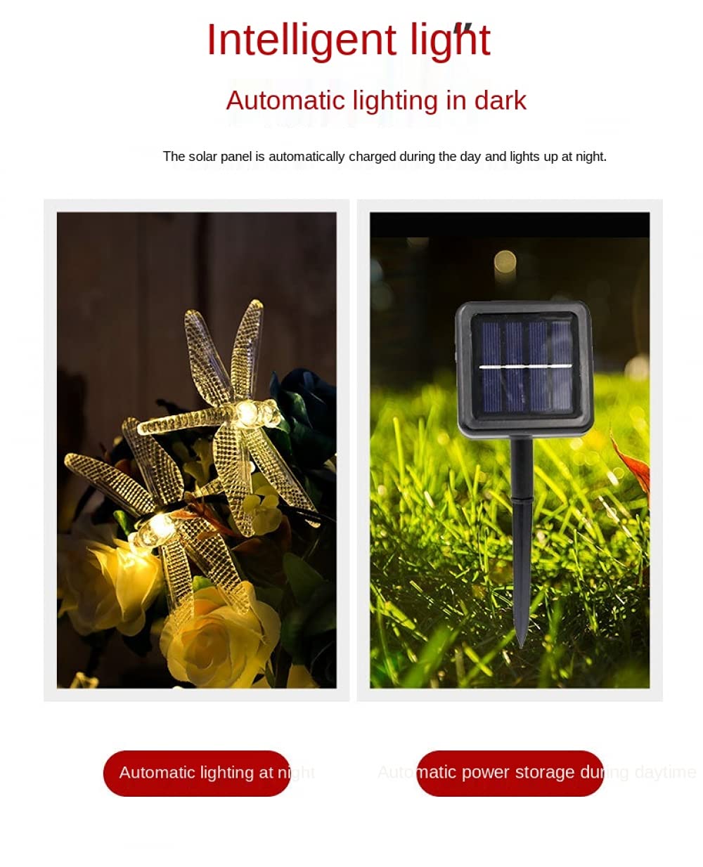 little sapling Led Solar String Lights Outdoor String Lights Garden Crystal Ball Decorative Lights Waterproof Indoor Fairy Lights for Home Garden Patio Party Yard Christmas
