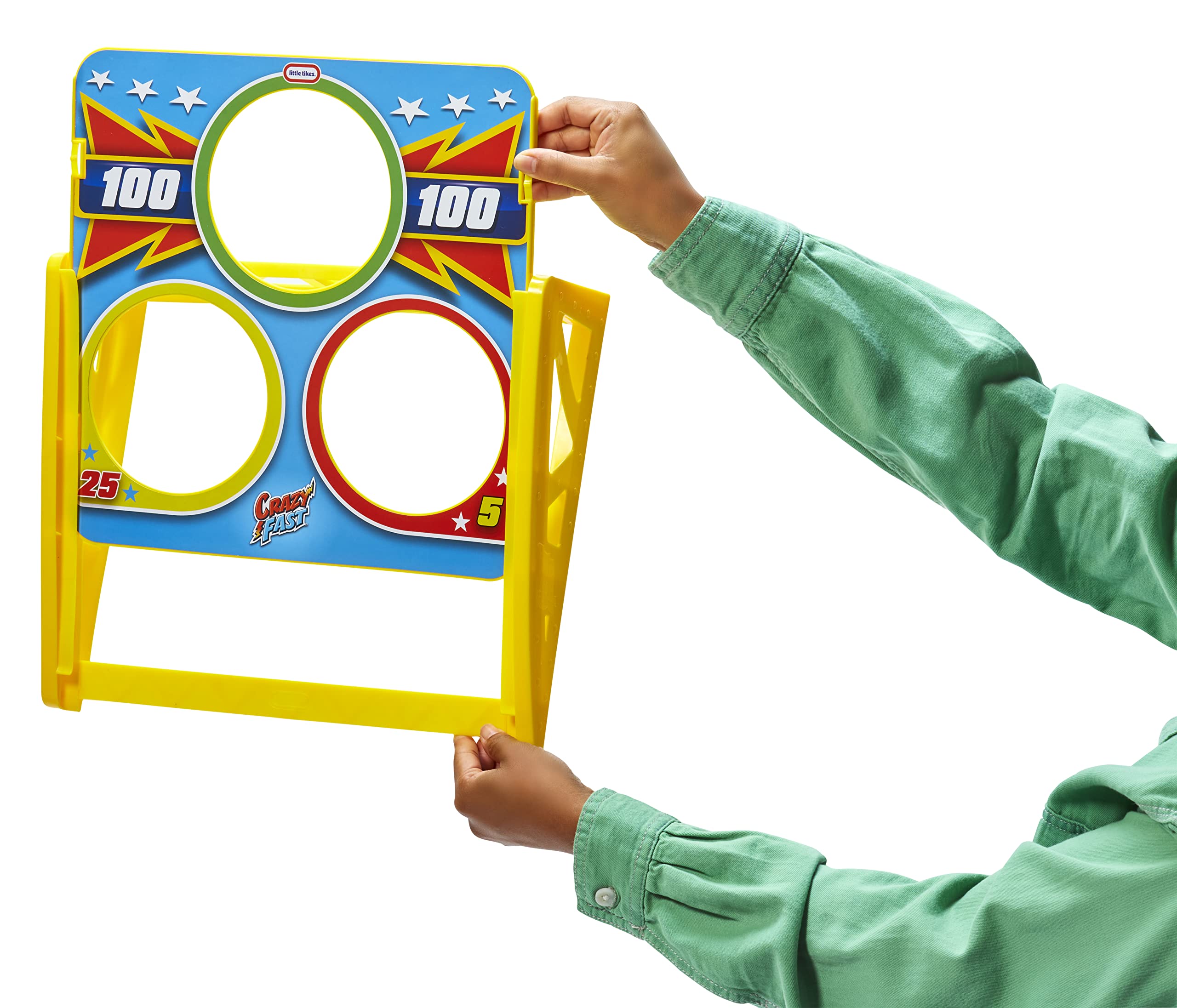 Little Tikes® My First Cars™ Crazy Fast™ 4-in-1 Dunk’n, Stunt’n, Game’n Set with one Exclusive Pullback Toy Car Vehicle, Goes up to 50ft!
