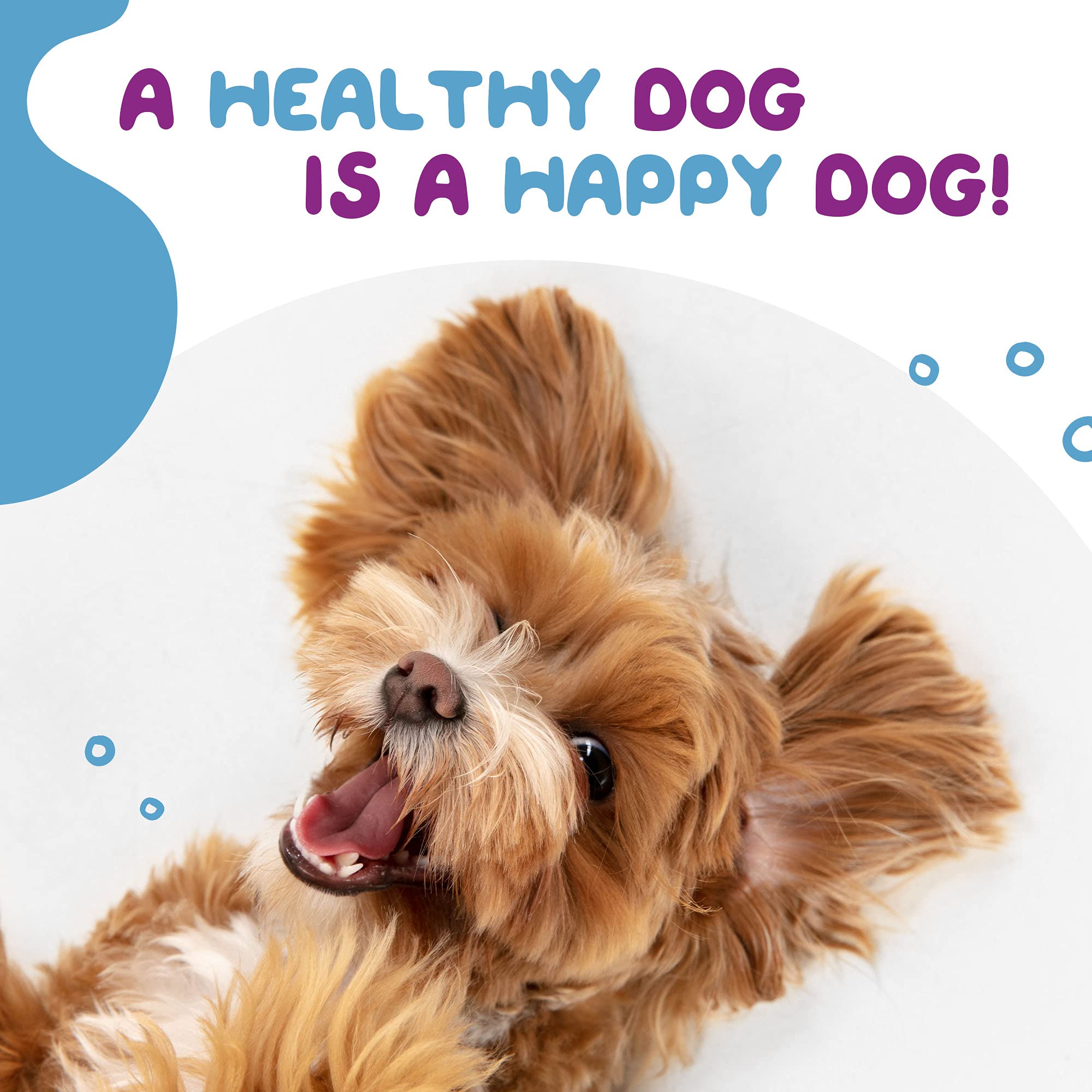Healthy Dog World Digestive Chews with Enzymes - Probiotics for Dogs - Probiotic for Gut Flora, Digestive Health - Relieves Dogs Diarrhea - Bowel Support - Improves Digestion, Immunity - 120 ct.