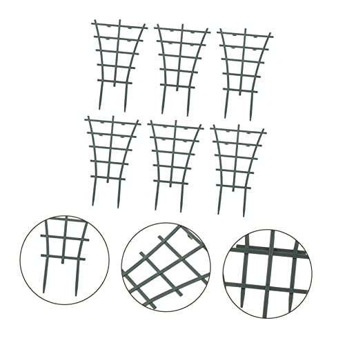 FUNOMOCYA 12pcs Garden Climbing Frame Plant Pots Outdoor Plastic Display Stands Plastic Flower Pots Green Plants Greenery Stems Rose Trellis Plant Climbing Rack Plant Stake Support Indoor