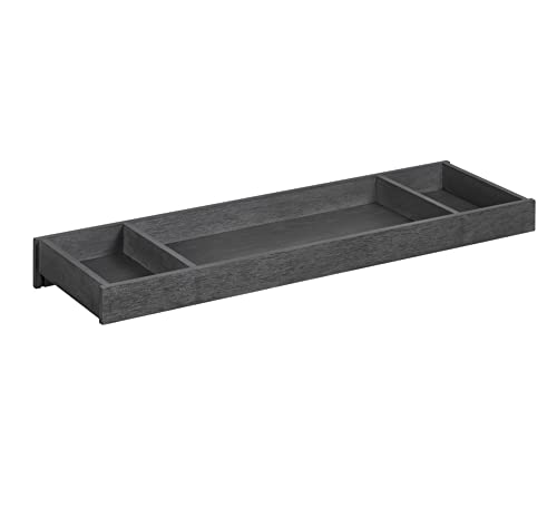 Soho Baby 43065210 Hampton Premium Changing Topper for 7-Drawer Dresser, Wire Brush Canyon Gray Finish