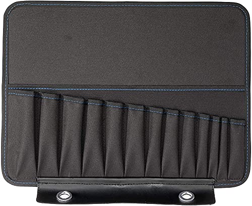 B&W International GO Portable Wheeled Rolling Tool Case Box with Pocket Boards, Black