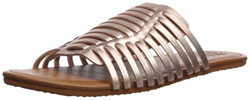 Billabong Women's Tread Lightly Flat Sandal, Rose Gold, 7 M US