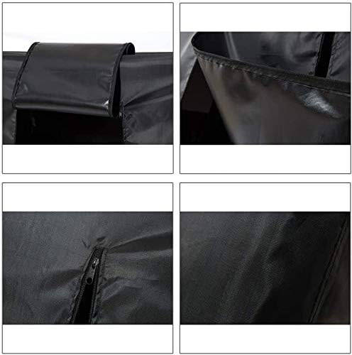 Garment Rack Cover (Clothes Rack Not Included),59" Clothes Rack Cover for Storage,Hanging Clothing Protectors Wardrobe Cover,Waterproof Garment Cover with Double Zippers for Easy Access