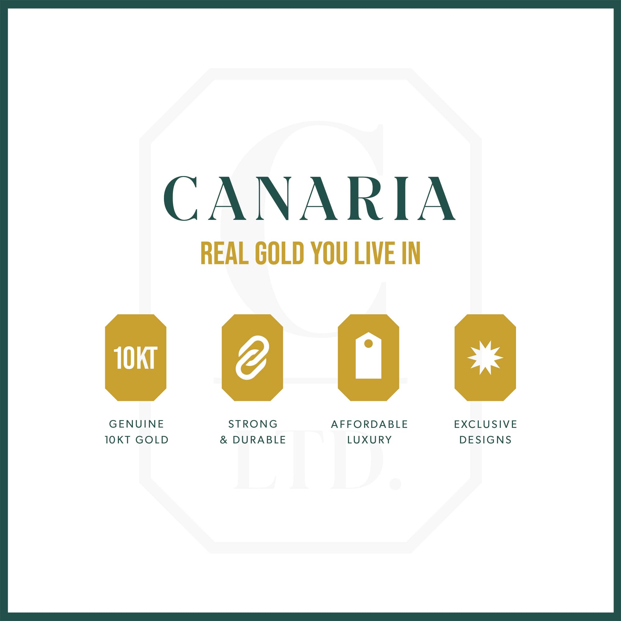 Canaria 10kt Yellow Gold Diamond-Cut Pattern Ring. Size 6