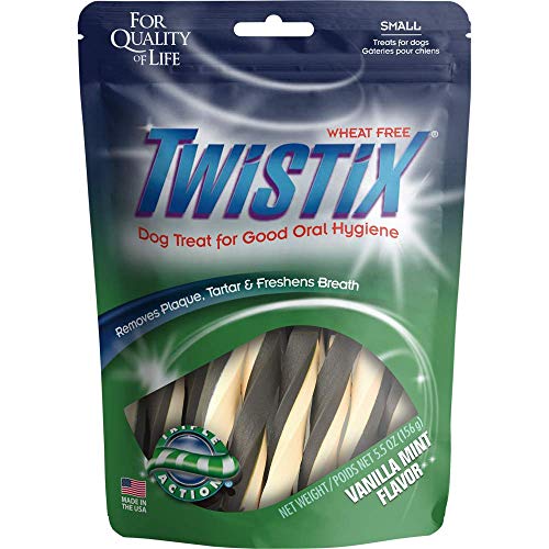 Twistix 5.5-Ounce Original Dental Chew Treats For Dogs, Small, Vanilla Mint Flavor