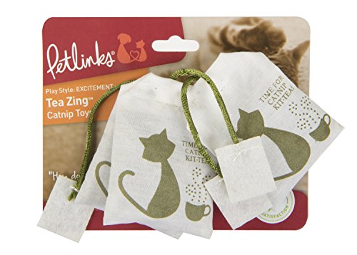 Petlinks (3 Set) Tea Zing Catnip Cat Toys - Randomly Selected Color, 3 Set
