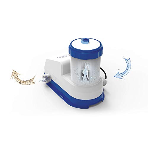 Bestway Flowclear Smart Touch WiFi 2000 GPH App Controlled Filter Pump System Set for Above Ground Swimming Pools with Adaptors