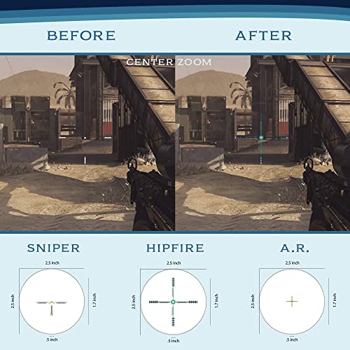 GameHax Aimbot TV or Monitor Gaming Decal for FPS Games - Aim Assist or no Scope - Compatible with PS4, PS5, Xbox One, Xbox Series X, PC [not_Machine_Specific]