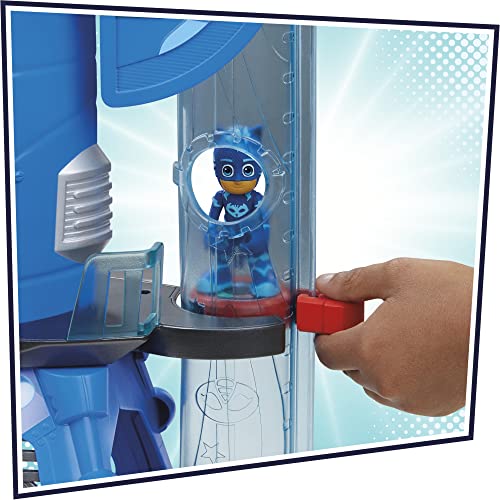 PJ Masks Deluxe Battle HQ Preschool Toy, Headquarters Playset with 2 Action Figures, Cat-Car Vehicle, and More for Kids Ages 3 and Up