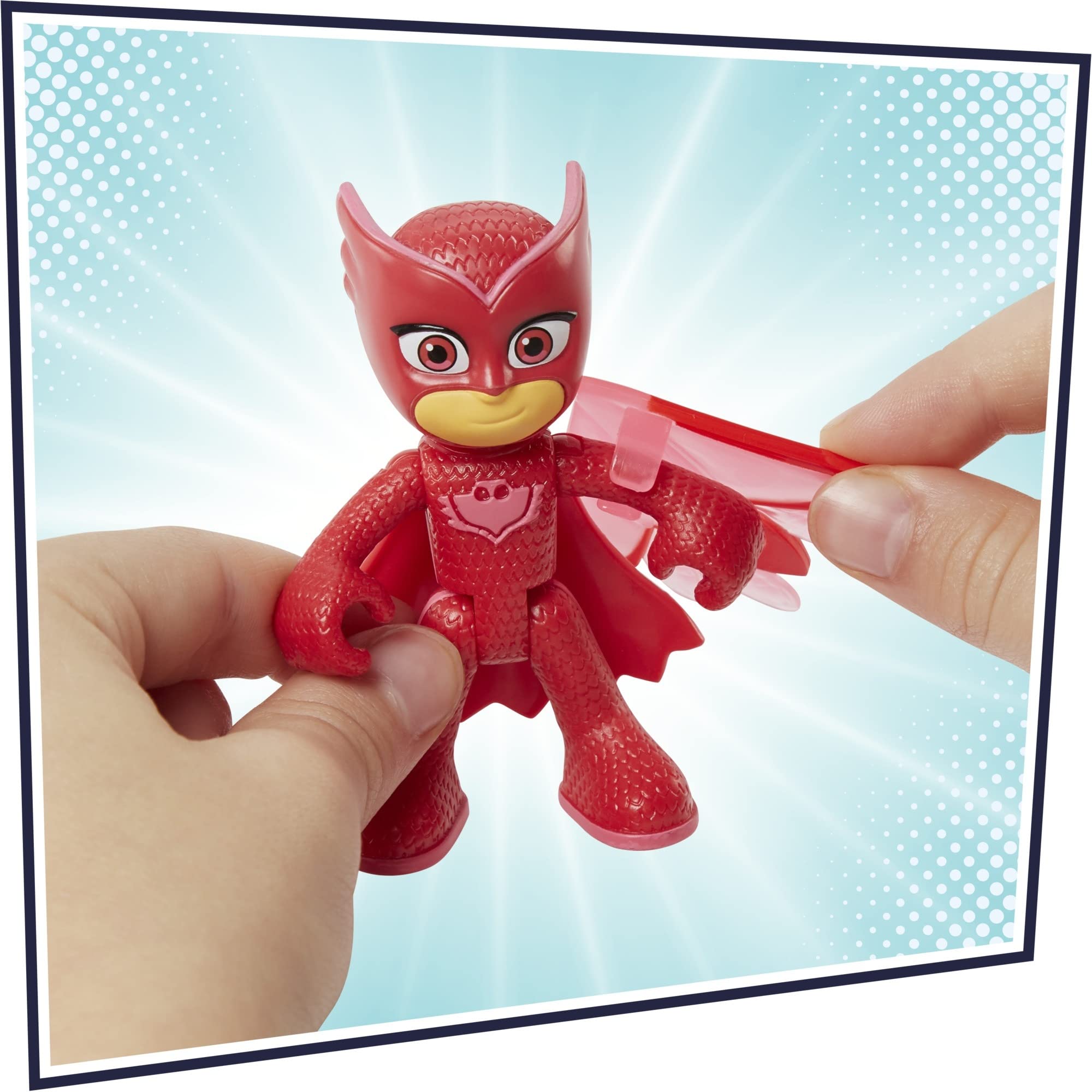 PJ Masks Hero and Villain Figure Set Preschool Toy, 7 Action Figures with 10 Accessories, Ages 3 and Up