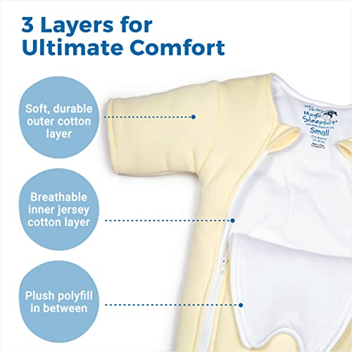 Baby Merlin's Magic Sleepsuit - Swaddle Transition Product - Cotton - Blue - 6-9 Months