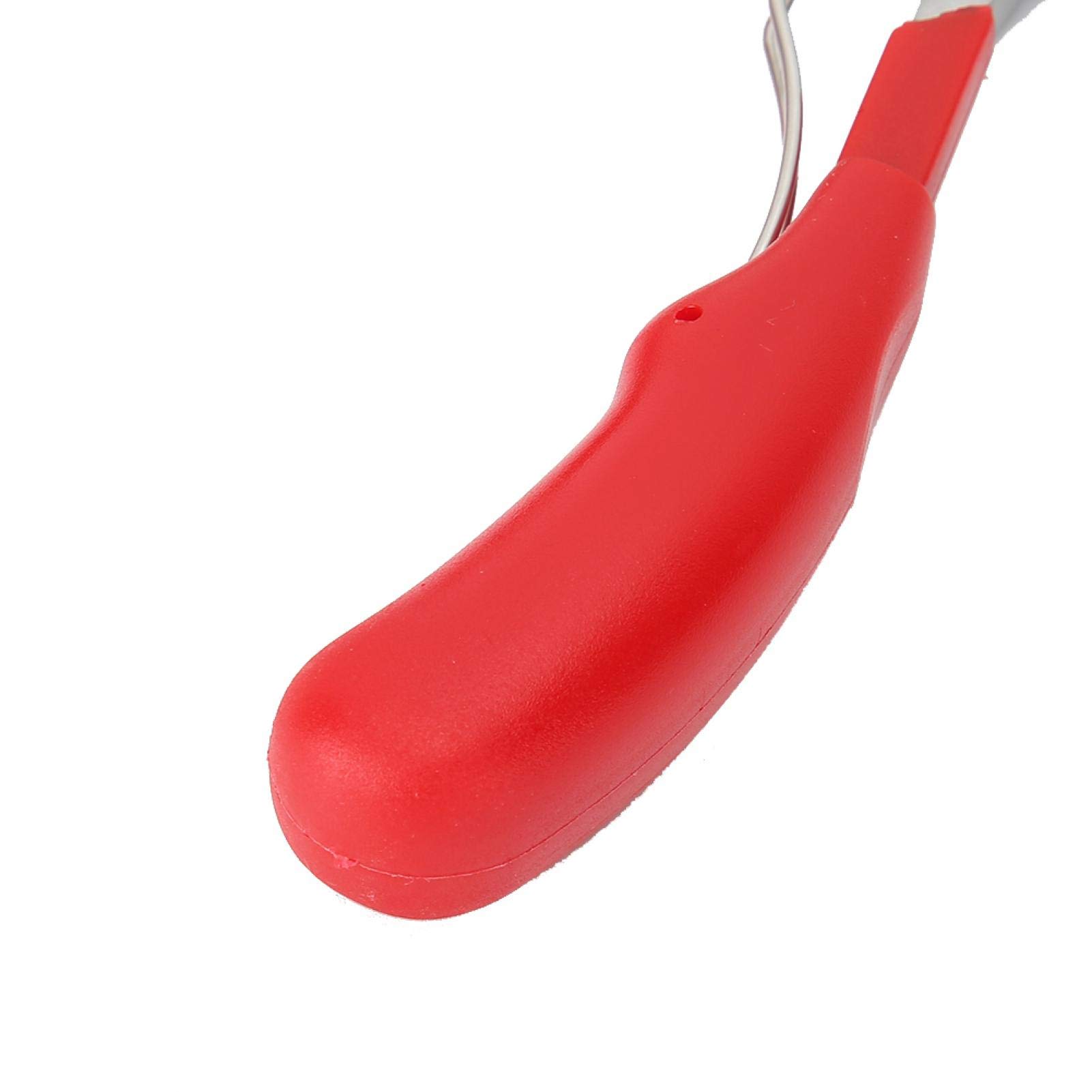 Uxsiya Pedicure Cutter Tool Cuticle Scissors Nail Cuticle Pliers Nonslip Stainless Steel for Salon for Home Use Nail Care Different Nail Red