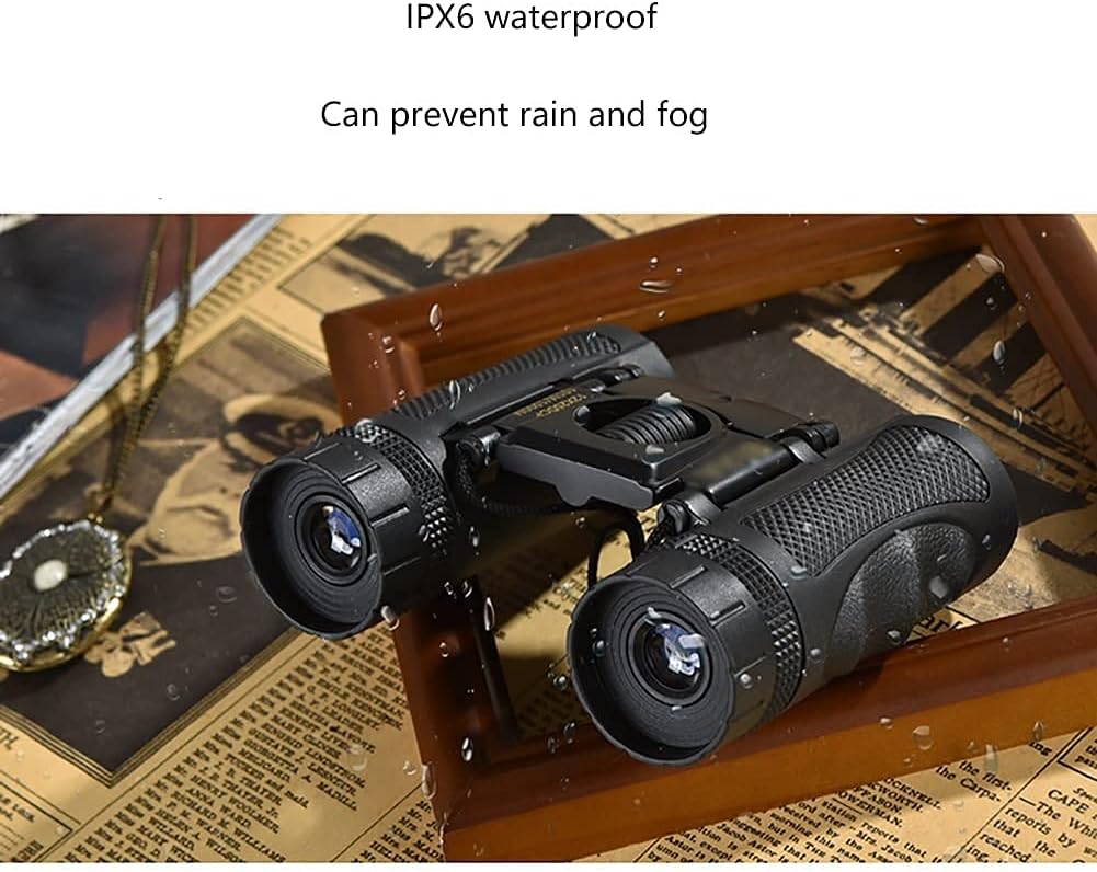 Binoculars 12x25 Compact BAK4 Prism FMC Lens Binoculars Waterproof for Birds Watching Hunting Travel Handheld Telescope