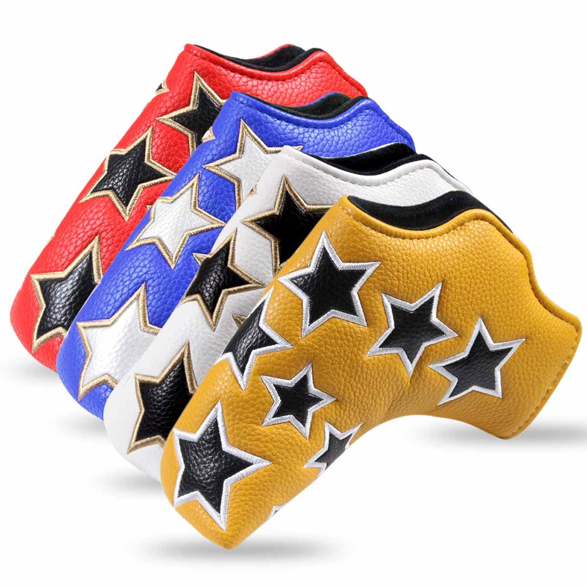 Blade Putter Cover, GLOOF Magnetic Putter Cover Star Pattern Putter Headcover for Odyssey Scotty Cameron Taylormade Golf Club Head Covers