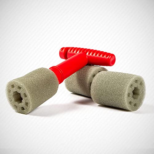 Gigicloud Car Lug Nut Wheel Cleaning Brush, Car Washing Embedded Steel Ring Screw Cleaning Brush with Handle Lug Nut Car Wheel Detailing Brush Car Nut Wheel Cleaning Tool Kit