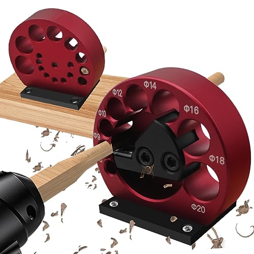 Dowel Maker Jig Kit, Metric 8mm to 20mm Adjustable, with Carbide Blade, Electric Drill Milling Dowel Round Rod Auxiliary Tool