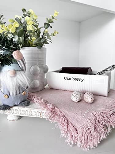 Mud Pie Can-Berry Ceramic Cranberry Serving Dish and Spatula Set