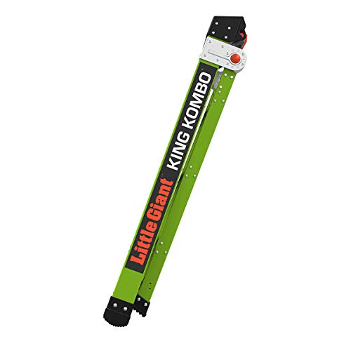 Little Giant Ladders, King Kombo, Professional, 4 ft. A Frame, 7 Ft. Extension, Fiberglass, Type 1AA, 375 lbs weight rating, (13470-001)