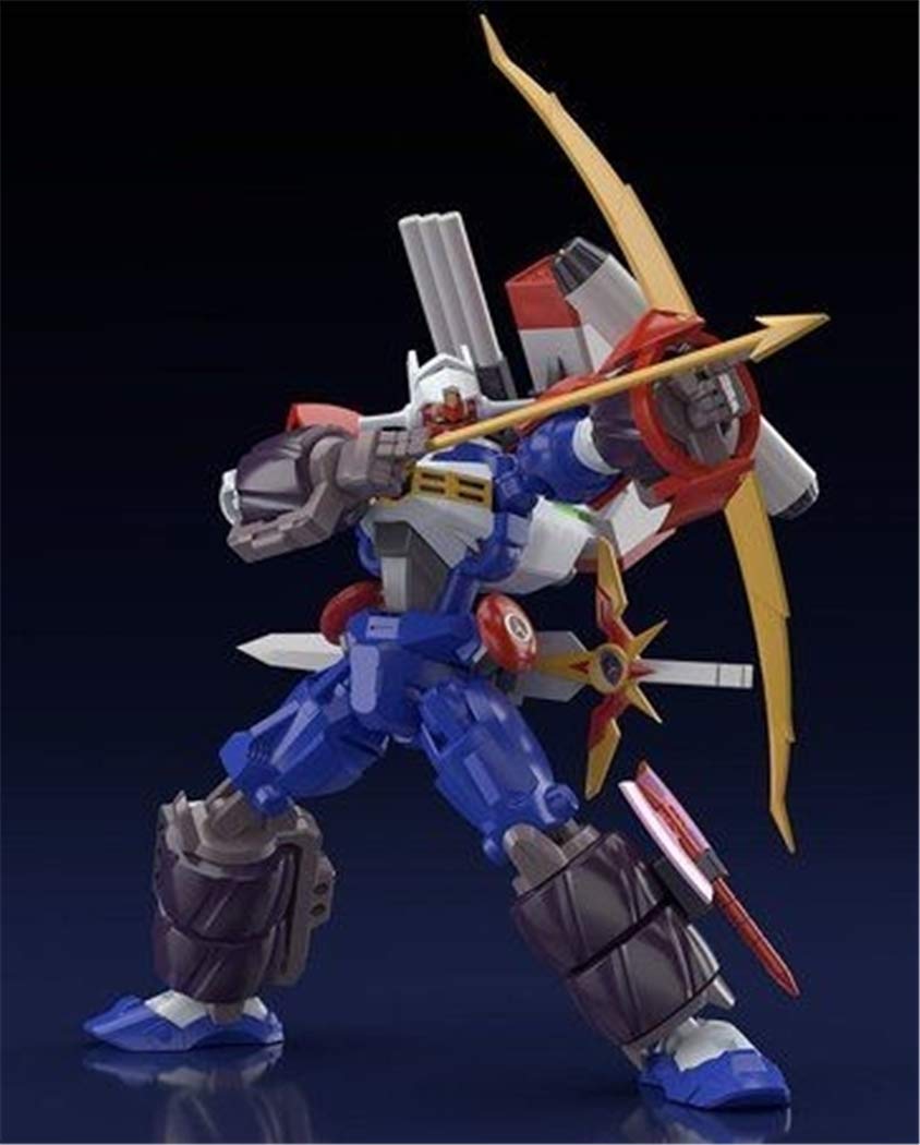 Bandai Shokugan Super Mini PLA Gear Fighter Dendoh Full Armor Dendoh Option Parts & Gatling Boar & Dragon Flare Set
