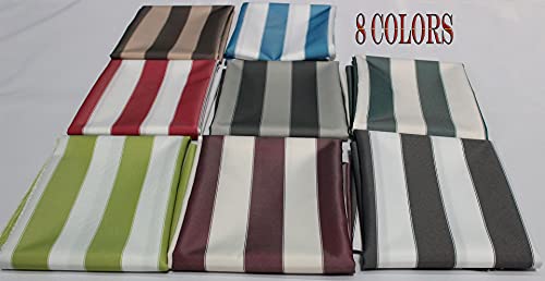 STRIPE CANVAS AWNING FABRIC WATERPROOF OUTDOOR FABRIC 60" BLACK/WHTE (5 yards)
