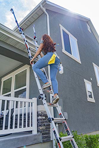 Little Giant Ladders, Epic, M17, 17 foot, Multi-Position Ladder, Aluminum, Type 1A, 300 lbs weight rating, (16817-818)