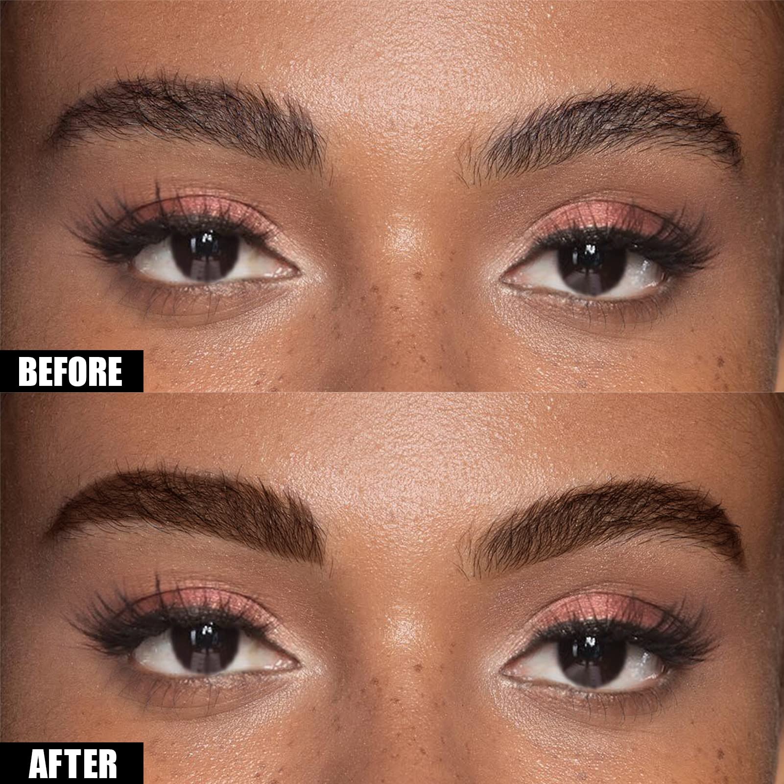 Cilrofelr Tattoo Peel Off Eyebrow Gel Tint, Semi Permanent Brow Tint, Last Up to 3 Days, Waterproof, Transfer-proof, For Fuller & Defined Looking Brows, Dark Brown (2 Pack)