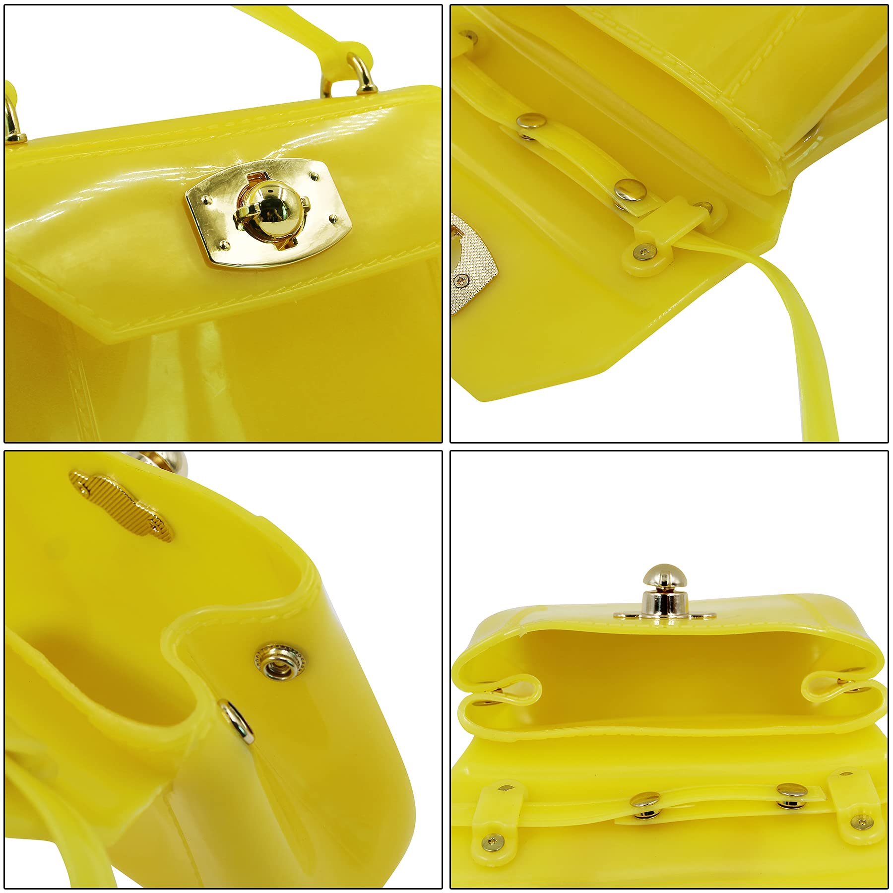 Little Girls Purse Small Candy Color Jelly Crossbody Bag Satchel Tote Handbag Shoulder