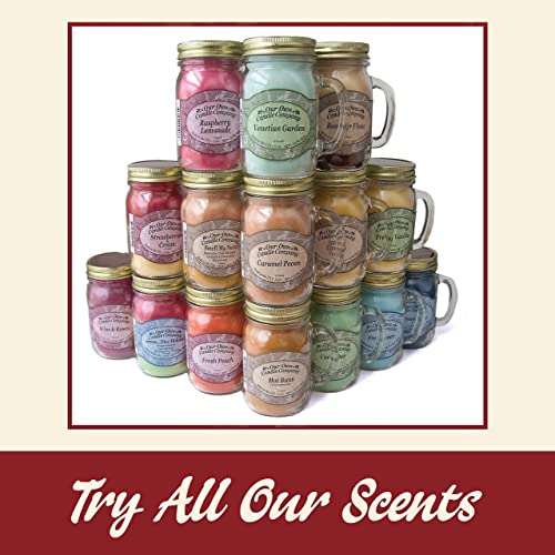 Our Own Candle Company Honeysuckle Scented 13 Ounce Mason Jar Candle