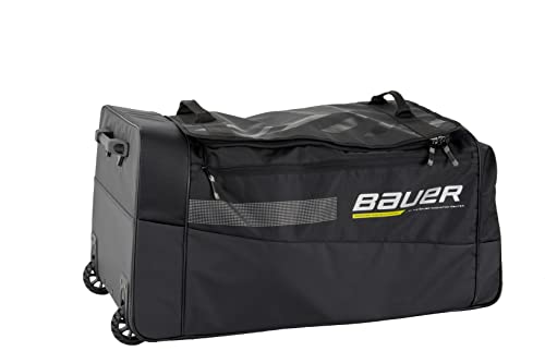 Bauer Elite Hockey Wheeled Bag ('21) (Black, Senior/Large (36" x 17" x 19.5"))