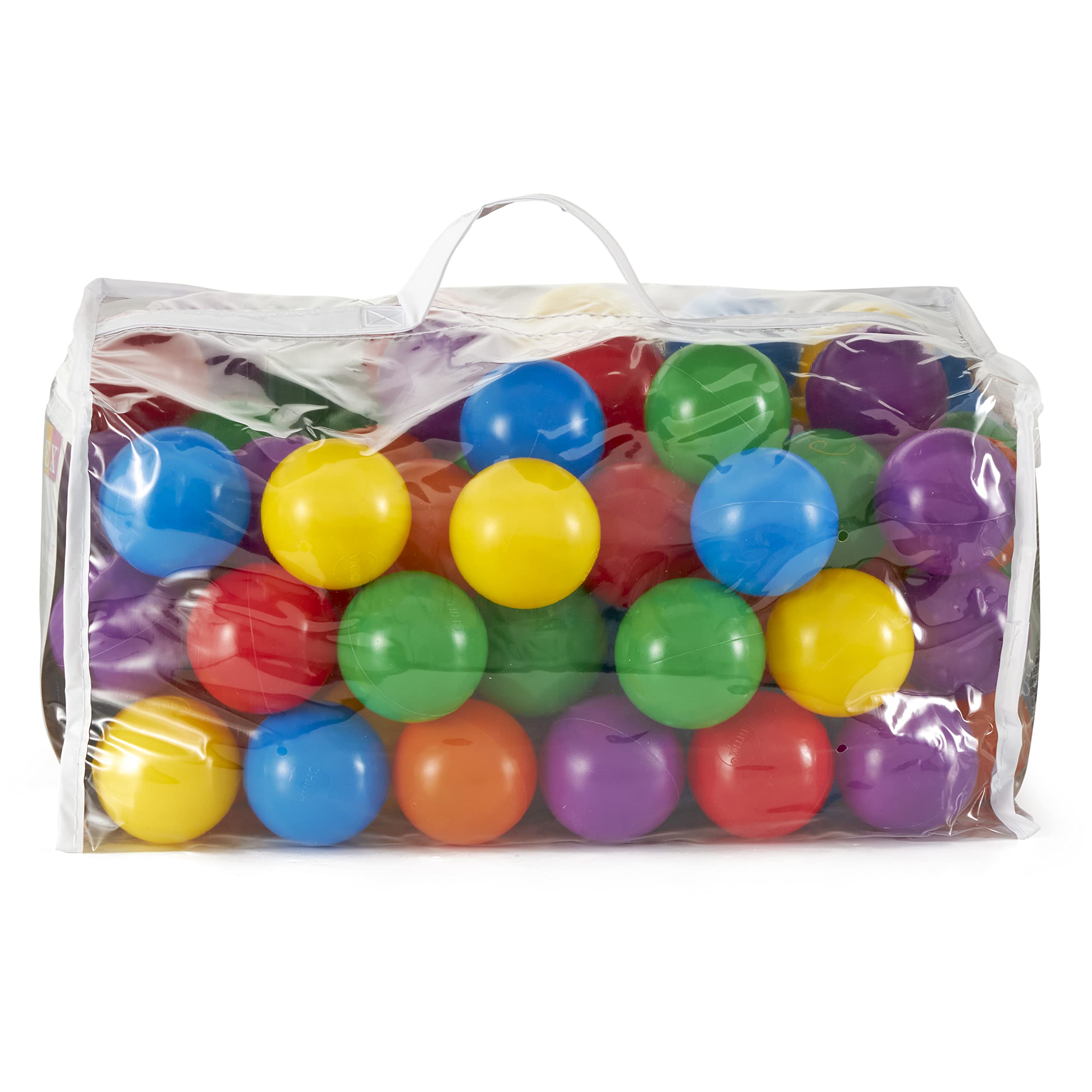 Intex 100-Pack Small Plastic Multi-Colored Fun Ballz for Bounce Houses (4 Pack)