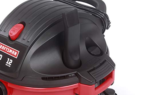 Craftsman 17765 12 Gallon 5.0 Peak HP Wet Dry Shop Vacuum