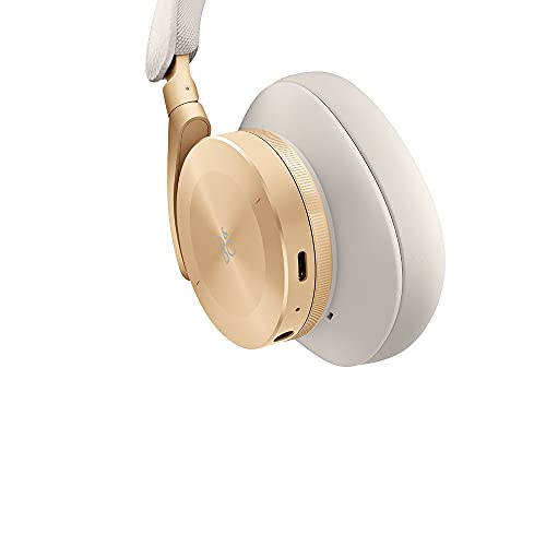 Bang & Olufsen Beoplay H95 Premium Comfortable Wireless Active Noise Cancelling (ANC) Over-Ear Headphones with Protective Carrying Case, Gold Tone