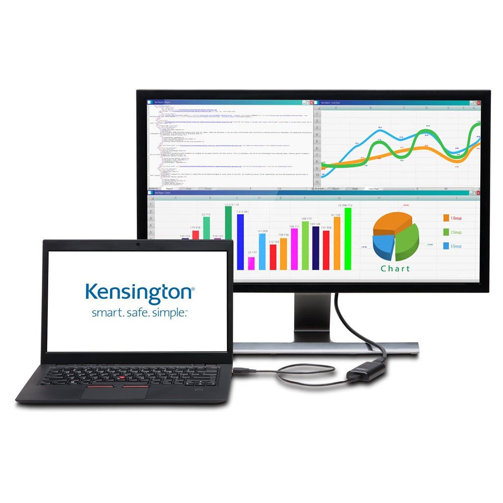 Kensington VU4000 USB 3.0 to HDMI 4K Video Adapter (K33988WW), Black