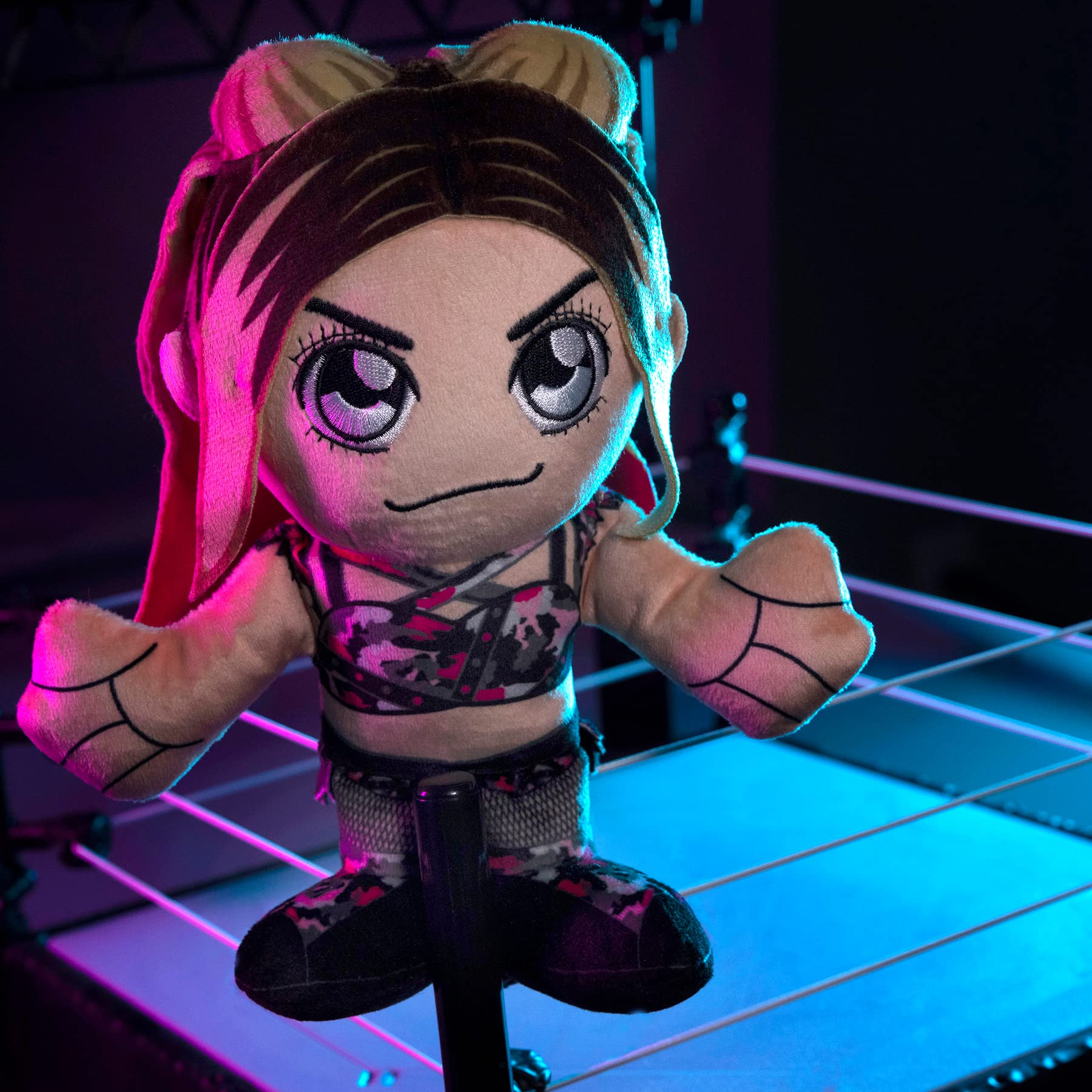 Bleacher Creatures WWE Roman Reigns 8" Kuricha Sitting Plush (G.O.D. Mode)- Soft Chibi Inspired Toy