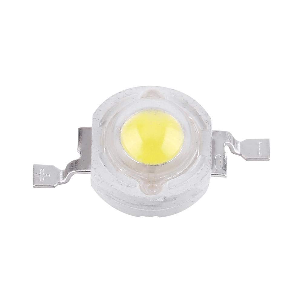 High Power Led Chip, LED Chip Bulb, Light Beads, 1w White Super Bright SMD Cob Light Emitter Components Diode Bulb Lamp Beads for DIY Lighting (Cool White)
