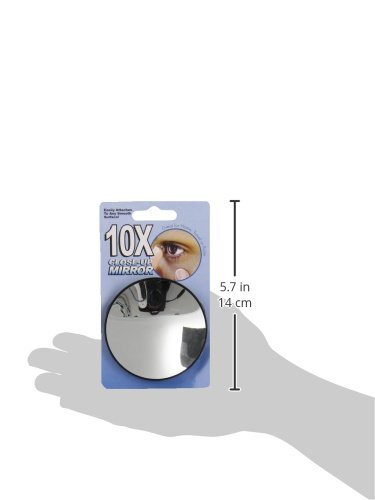 Zadro 3-Inch 10x Mag Close Up Spot Mirror, Mini