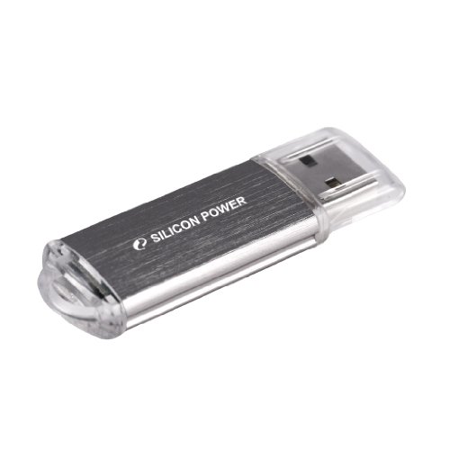 Silicon Power Ultima II-I Series USB 2.0 4 GB Flash Drive - SP004GBUF2M01V1S (Silver)