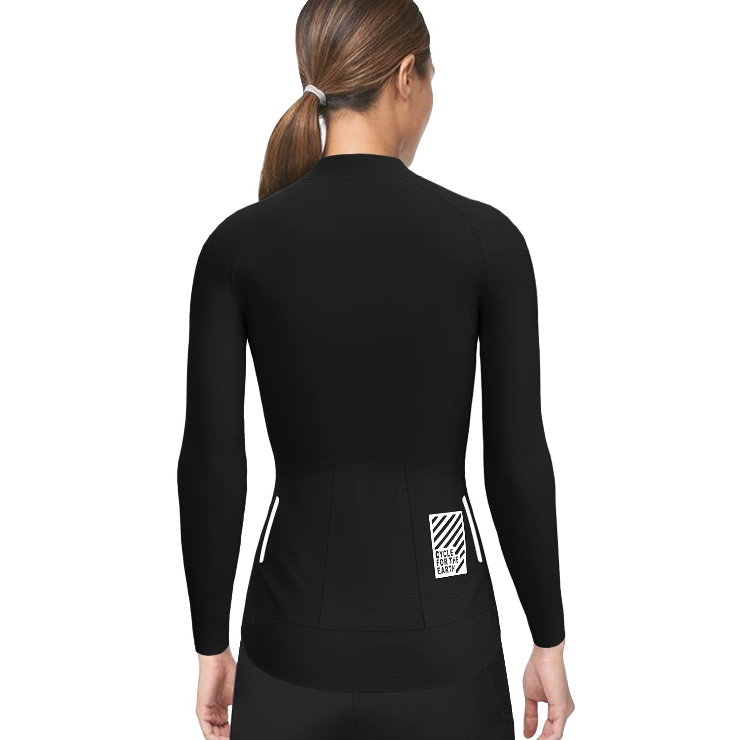 Wulibike Bicycle Shirts Women Bike Shirts for Women Long Sleeve Specialized Womens Cycling Jersey Black