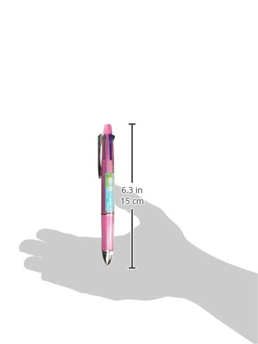 Pilot Multi Function Doctor Grip 4+1 Pen with 0.7mm Acro Ink Ballpoint & 0.5mm Mechanical Pencil, Shell Pink (BKHDF1SEF-SP)