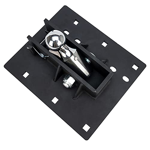 Folding Ball Gooseneck Hitch 61052 30,000 lbs Compatible with Chevrolet Silverado/GMC Sierra/Ford/Dodge Ram and Other Models Black 2-5/16 Inch Ball