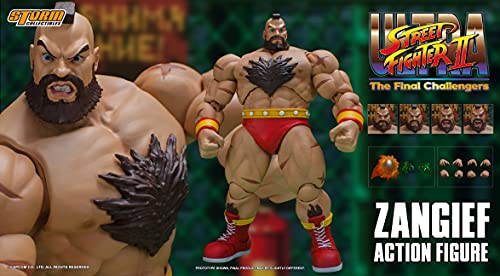 Storm Collectibles - Ultimate Street Fighter II: The Final Challenger - Zangief, Action Figure, STM87180 Red
