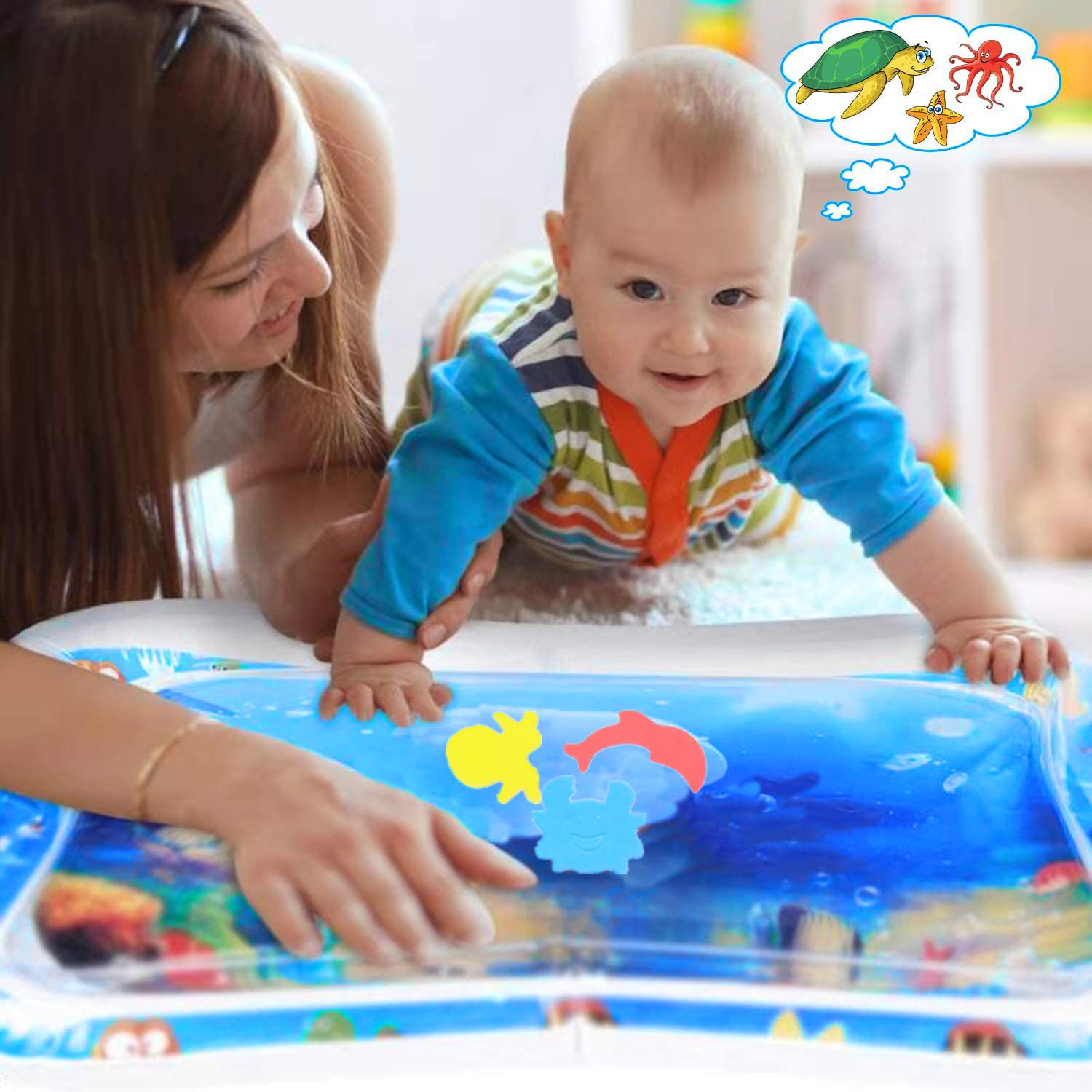 Baby Water Mat 0-3 Years Old- Play Mat Infants and Toddlers