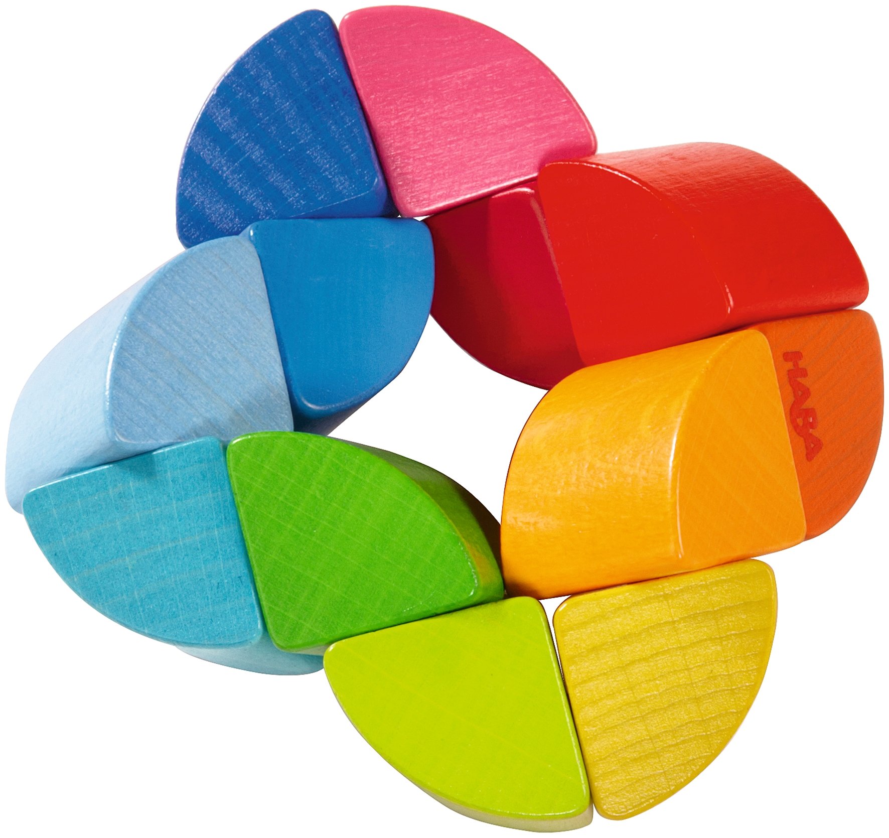 HABA Rainbow Ring Wooden Baby Fidget Toy (Made in Germany)