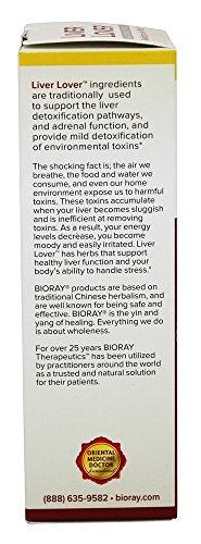 BIORAY Daily Liver Lover - 2 fl oz - Supports The Liver & Adrenals - Non-GMO, Vegan, Gluten Free